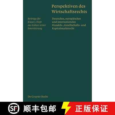 【3-4周达】精装 Perspektiven des Wirtschaftsrechts: Deutsches, Europaisches Und Internationales Hande... [9783899495027]