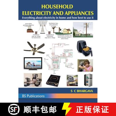【3-4周达】精装 Household Electricity and Appliances:  Everything about electricity in home and how b... [9789390211326]