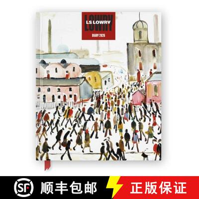 【3-4周达】L.S. Lowry 2026 Desk Diary Planner - Week to View, Illustrated Throughout [9781835624609]