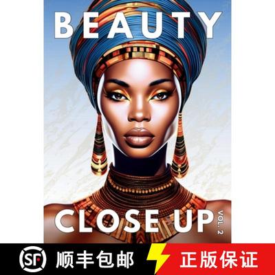 【3-4周达】Beauty Close Up: Vol. 2 - A Grayscale Coloring Book of Afrocentric Women [9798988984610]