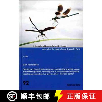 预订 International Dragonfly Fund Report, Volume 92 [9783931921156]