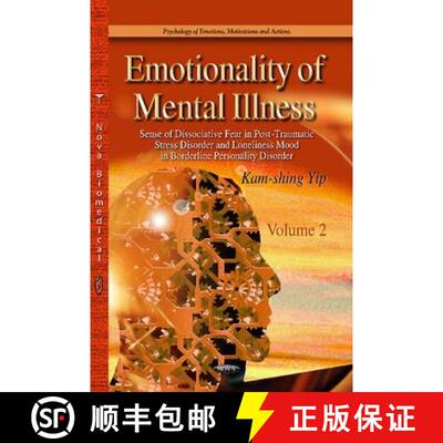 【3-4周达】精装 Emotionality of Mental Illness. (2 Volume Set) Volume I: Blunt Affect of Schizophreni... [9781629482613]