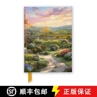 【3-4周达】Thomas Kinkade Studios: Wine Country Living (Foiled Journal) [9781804176511]