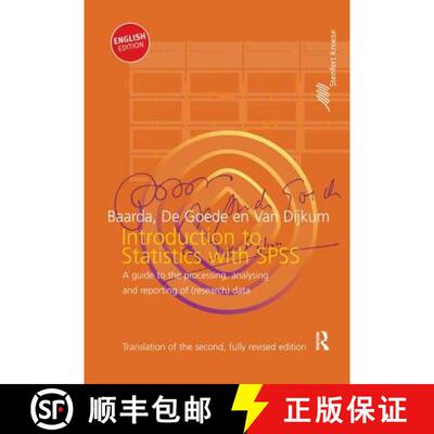 【3-4周达】精装 Introduction to Statistics with SPSS: A guide to the processing, analysing and report... [9781138181489]