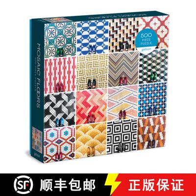 【3-4周达】Mosaic Floors 500 Piece Puzzle [9780735369368]