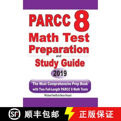 【3-4周达】PARCC 8 Math Test Preparation and study guide: The Most Comprehensive Prep Book with Two F... [9781646125043]