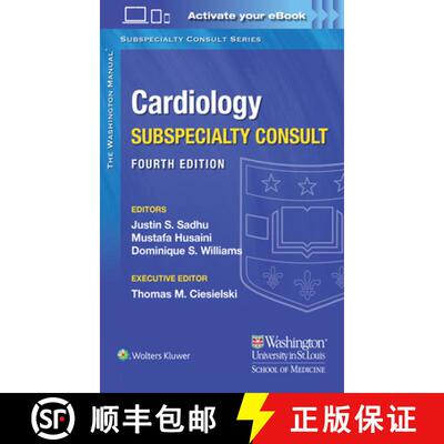 【3-4周达】The Washington Manual Cardiology Subspecialty Consult [9781975113360]