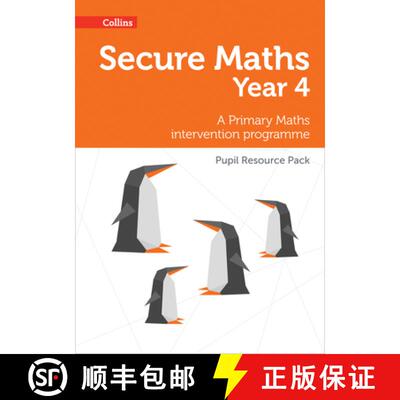 【3-4周达】Secure Maths - Secure Year 4 Maths Pupil Resource Pack: A Primary Maths Intervention Progr... [9780008221485]