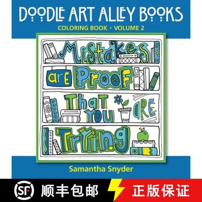 【3-4周达】Mistakes Are Proof That You Are Trying: Coloring Book [9780692459928]