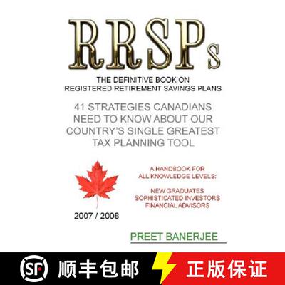 【3-4周达】Rrsps: The Definitive Book on Registered Retirement Savings Plans [9781435707580]