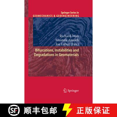 【3-4周达】Bifurcations, Instabilities and Degradations in Geomaterials (Softcover reprint of the ori... [9783662502389]