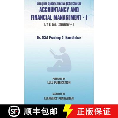 【3-4周达】Discipline Specific Elective (DSE) Courses 'Accountancy and Financial Management - I' F.Y.... [9781387867028]
