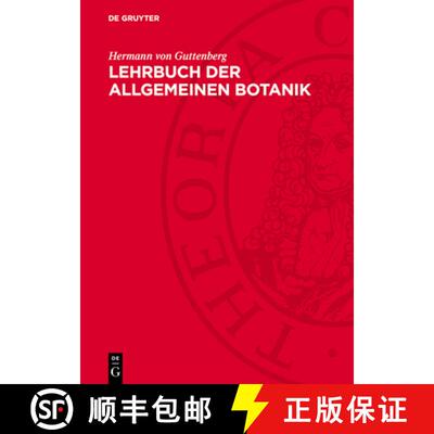 【3-4周达】精装 Lehrbuch Der Allgemeinen Botanik [9783112716489]