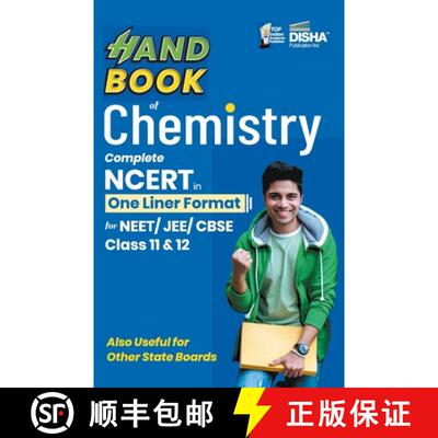 【3-4周达】HandBook of Chemistry - Complete NCERT in One Liner Format for NEET/ JEE/ CBSE Class 11 & 12 [9789355641557]