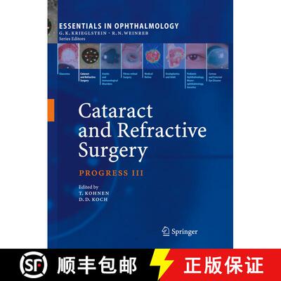 【3-4周达】精装 Cataract and Refractive Surgery : Progress III [9783540763789]