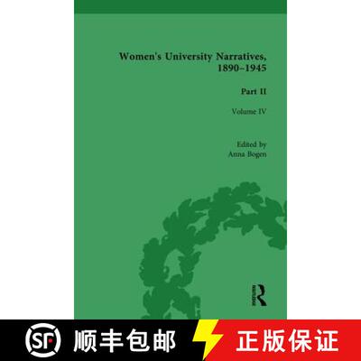 【3-4周达】Women's University Narratives, 1890-1945, Part II: Volume IV [9781138766860]