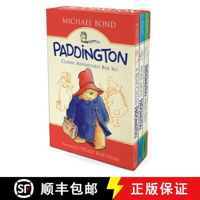 【3-4周达】Paddington Classic Adventures Box Set: A Bear Called Paddington, More About Paddington, Pa... [9780062422798]