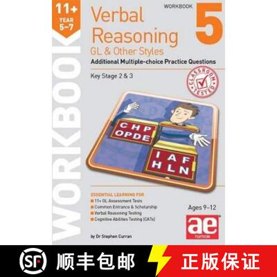 【3-4周达】11+ Verbal Reasoning Year 5-7 GL & Other Styles Workbook 5: Additional Multiple-choice Pra... [9781911553649]