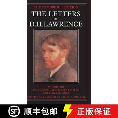 【3-4周达】精装 Letters of D. H. Lawrence: Volume 8, Previously Unpublished Letters and General Index... [9780521231176]