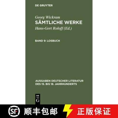 【3-4周达】Sämtliche Werke, Band 9, Losbuch [9783110175486]