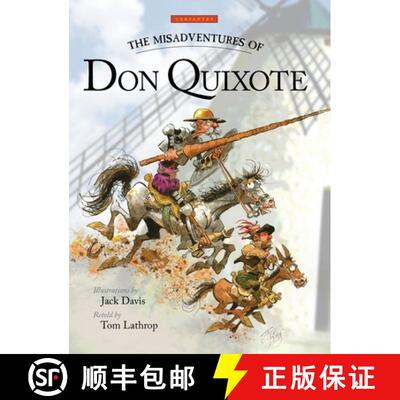 【3-4周达】精装 The Misadventures of Don Quixote [9780942566581]