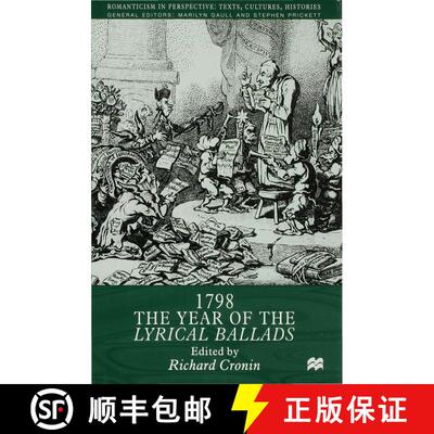 【3-4周达】精装 1798: The Year of the Lyrical Ballads [9780333714089]
