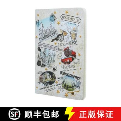 【3-4周达】精装 The Wizarding World Notebook A5 Unlined Softcover Cahier, 80pg, 100gsm by Paperblanks... [9781408765784]
