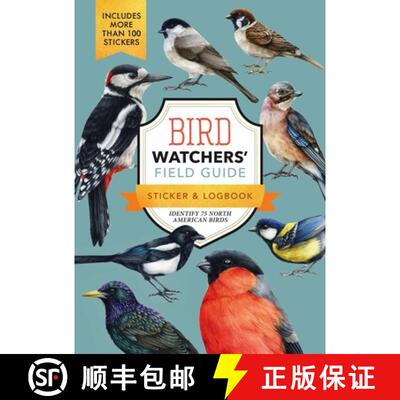【3-4周达】Bird Watchers' Field Guide Sticker & Logbook : Identify 75 North American Birds [9780785846260]