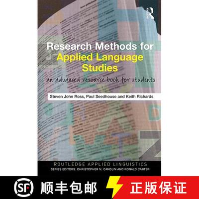 【3-4周达】Research Methods for Applied Language Studies : An Advanced Resource Book for Students [9780415551410]