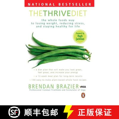 【3-4周达】The Thrive Diet: The Whole Food Way To Losing Weight Reducing Stress And Staying [9780143052364]