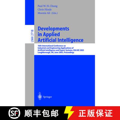 【3-4周达】Developments in Applied Artificial Intelligence: 16th International Conference on Industri... [9783540404552]