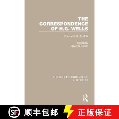 【3-4周达】The Correspondence of H.G. Wells: Volume 3 1919-1934 [9780367765484]