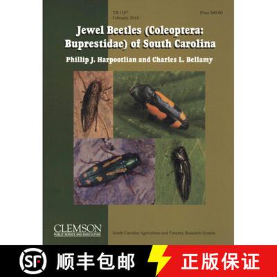 【3-4周达】Jewel Beetles (Coleoptera: Buprestidae) of South Carolina [9780979877780]