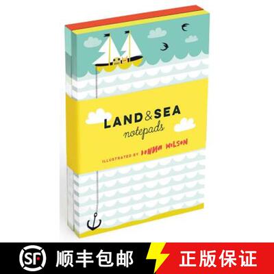 【3-4周达】Land & Sea Notepads [9781452136271]