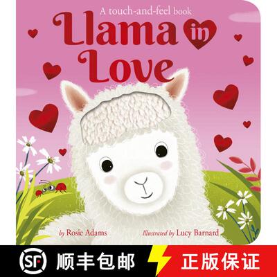 【3-4周达】Llama in Love: A touch-and-feel book [9781664351301]