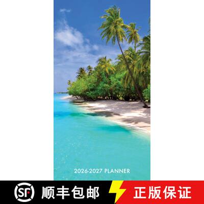 【3-4周达】Paradise 2-Year 2026-27 3.5 X 6.5 Monthly Pocket Planner [9781549256608]