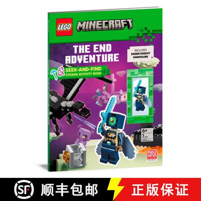 【3-4周达】The End Adventure (Lego Minecraft): A Seek & Find Activity Book [9798217121762]