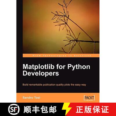 预订 Matplotlib for Python Developers [9781847197900]