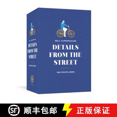【3-4周达】Bill Cunningham: Details from the Street: 100 Postcards [9781524763510]