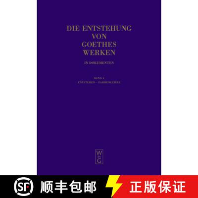 【3-4周达】精装 Entstehen - Farbenlehre [9783110203073]