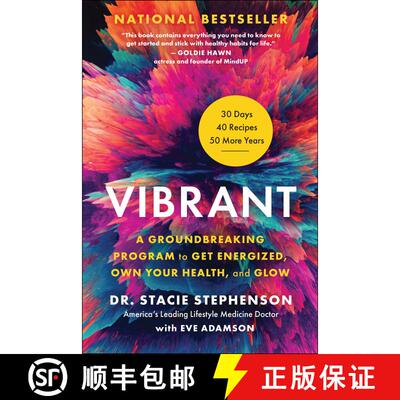 【3-4周达】精装 Vibrant: A Groundbreaking Program to Get Energized, Own Your Health, and Glow [9781950665822]