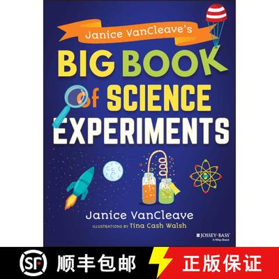 【3-4周达】Janice Vancleave'S Big Book Of Science Experiments [Wiley高中课本] [9781119590651]