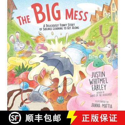 【3-4周达】精装 The Big Mess: A Deliciously Funny Story of Siblings Learning to Get Along [9780310166375]