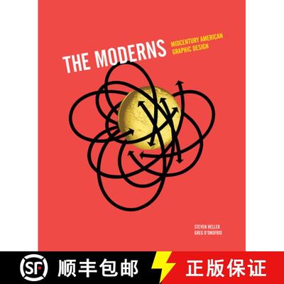 预订 The Moderns: Midcentury American Graphic Design [9781419724015]