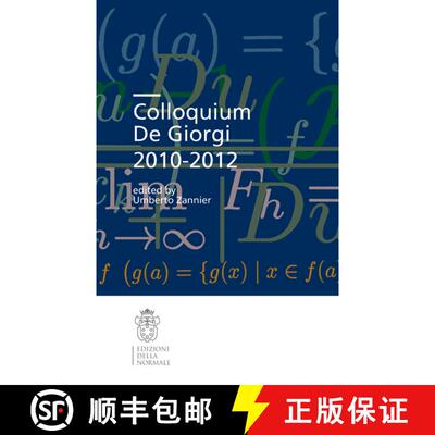 【3-4周达】Colloquium De Giorgi 2010-2012 [9788876424557]