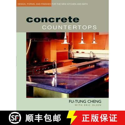【3-4周达】Concrete Countertops - Designs, Forms and Finishes for the New Kitchen and Bath: Design, F... [9781561584840]