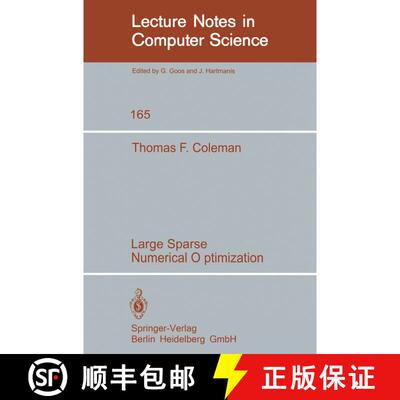【3-4周达】Large Sparse Numerical Optimization [9783540129141]