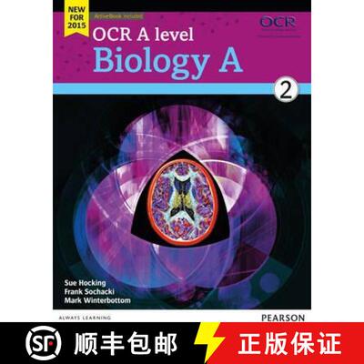 【3-4周达】OCR A level Biology A Student Book 2 + ActiveBook [9781447990802]