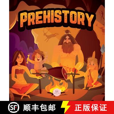 【3-4周达】精装 Prehistory for Kids: Paleolithic, Neolithic and Metal Age [9788412724028]