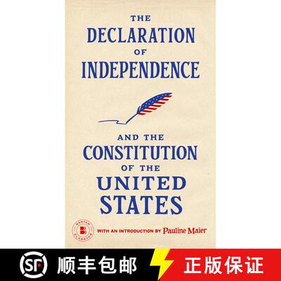 现货 独立宣言与美国宪法 The Declaration of Independence and The Constitution of the United States (Ba... [9780553214826]